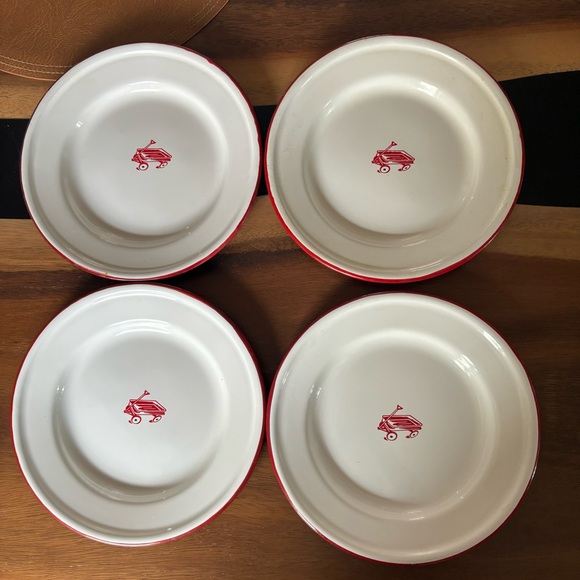 Taipro | Dining | Taipro Vintage Enamelware Dinner Plates Set Of 4 ...